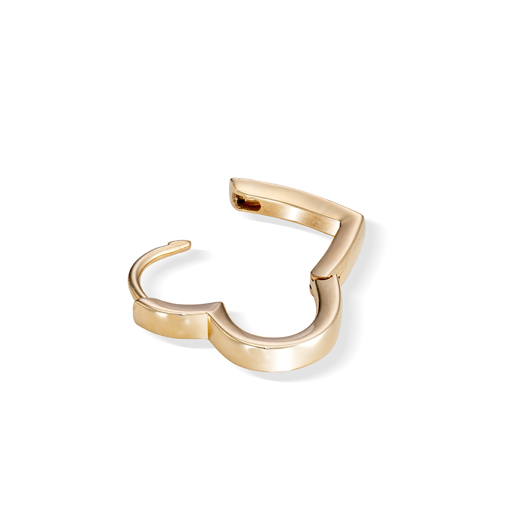 HEART CLICK HOOP PIERCED EARRING (S) | STAR JEWELRY台灣-日本首席時尚輕珠寶